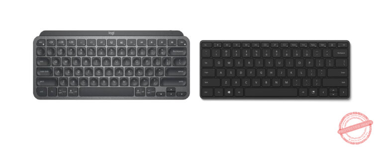 Logitech MX Keys Mini vs Microsoft Designer Compact keyboards - Design ...