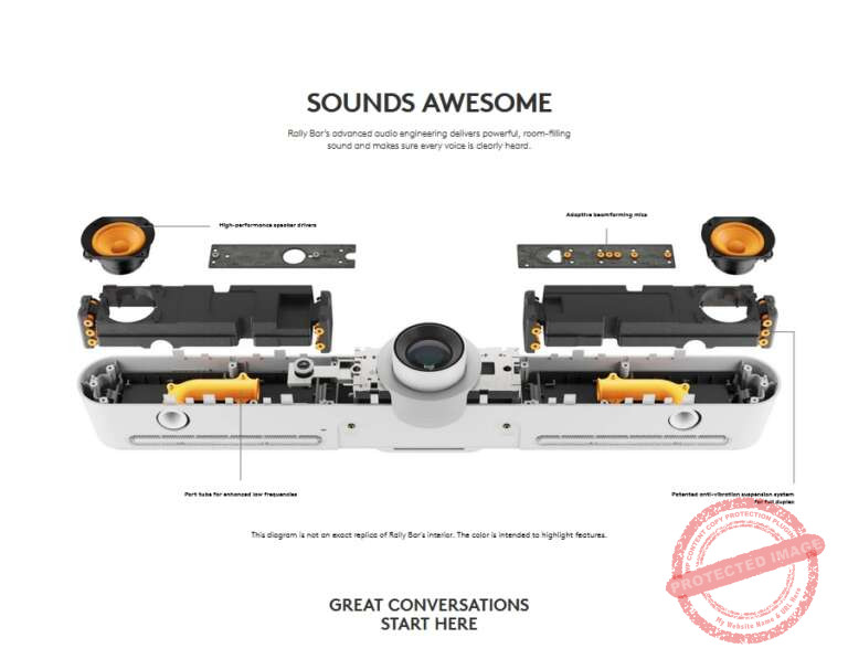 Logitech Room Mate, Rally Bar, Rally Bar Mini For Video Conferencing ...